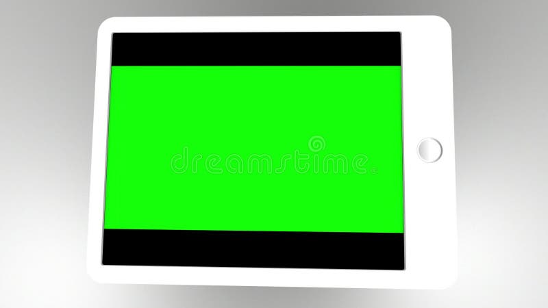 Animated Tablet Computer Showing Business Stock Video - Video of ...