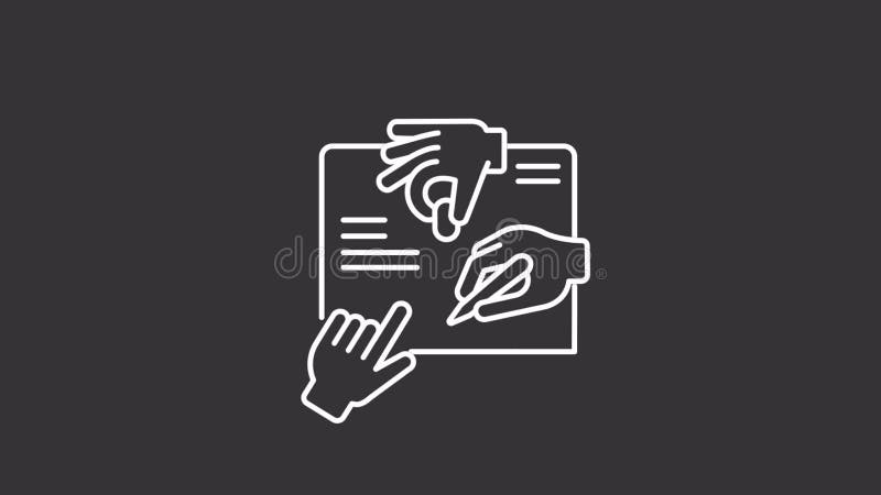 Animated Teamwork Linear Icon Stock Footage - Video of teamwork ... Animated Teamwork Linear Icon Stock Footage - Video of teamwork ...