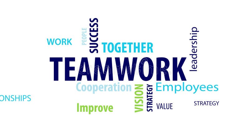 Animated Teamwork Linear Icon Stock Footage - Video of teamwork ...