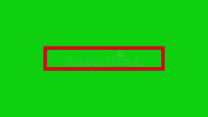 Animated Text Box on Green Screen - Customizable Video Overlay Stock ...