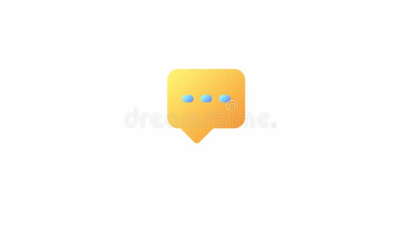 Mobile chat animation. stock footage. Video of animation - 212998534