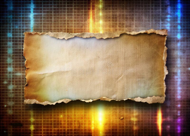 Animated Torn Paper Texture Loop Seamless Ripped Paper Scrap for ...