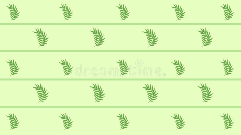 Animated Tropical Leaves Seamless Pattern in a Seamless Loop. Stock ...