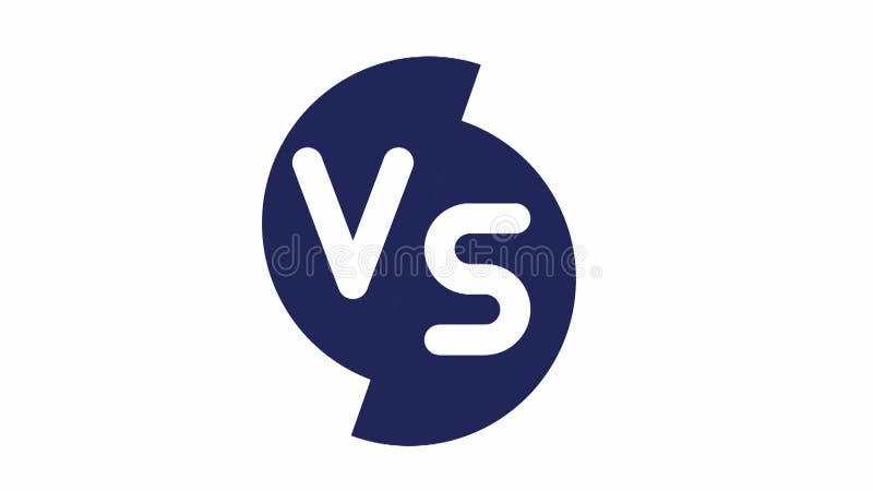 Animated Versus Button Solid Ui Icon Stock Video - Video of game, team ...