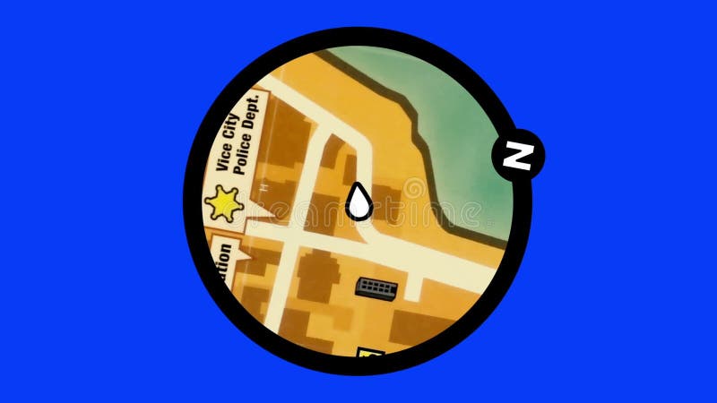 Animated Video Game Map on a Green Screen Background Stock Video ...