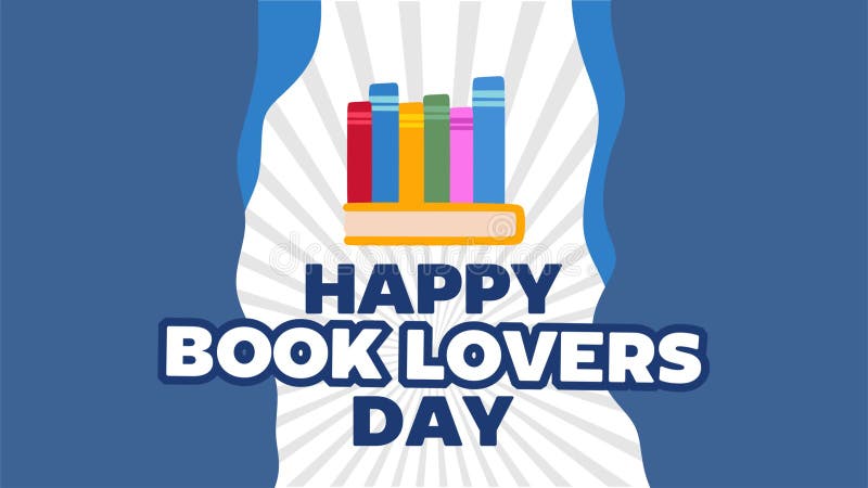 Animated Video Happy Book Lovers Day Stock Footage - Video of animated ...