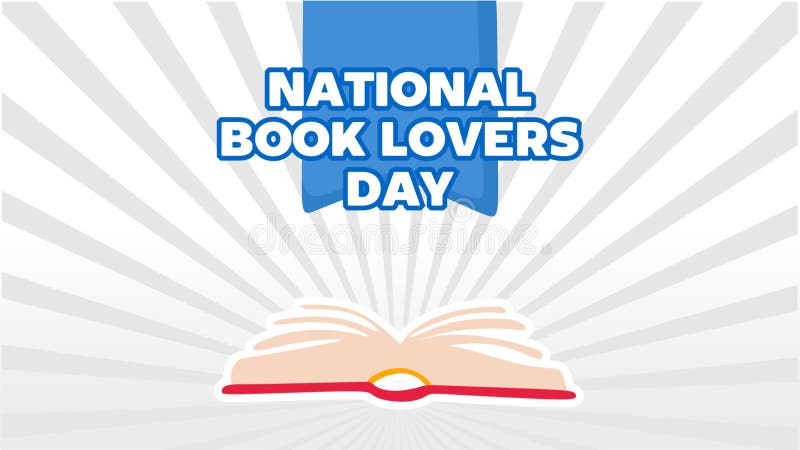 Animated Video Happy Book Lovers Day Stock Video - Video of library ...