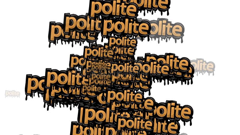 Children Saying Polite Words Stock Vector - Illustration of childhood ...