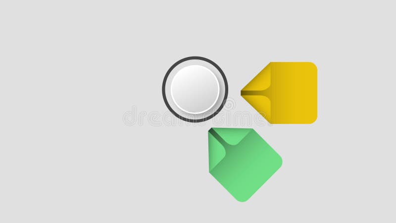 Animated Video 4 Steps Multicolor Shape with for Marketing Infographic ...