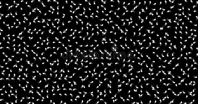 Animated View of Dense White Dots Moving in Circular Motions Over a ...