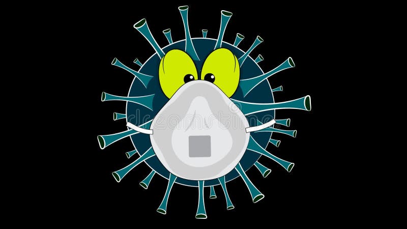 Animated Virus on a Blank Background. Stock Video - Video of arrest ...