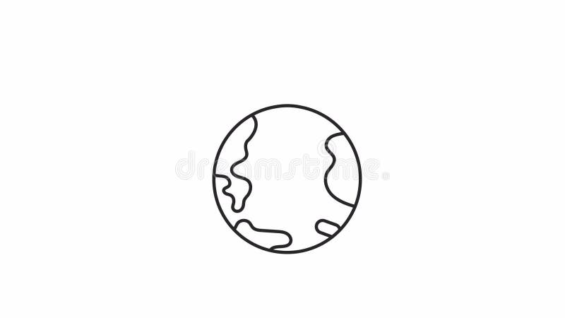 Animated Global Warming Linear Icon Stock Footage - Video of world ... Animated Global Warming Linear Icon Stock Footage - Video of world ...