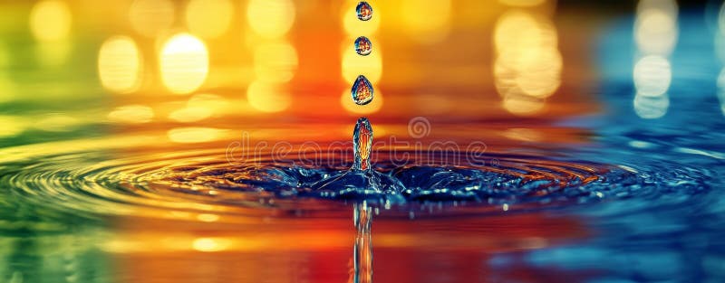 Animated Water Patterns with Vibrant Reflections and Dancing Light ...