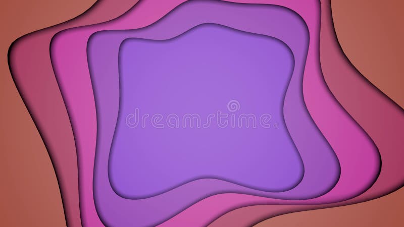 Animated Wavy Abstract Shapes Stock Footage - Video of cardboard, hole ...