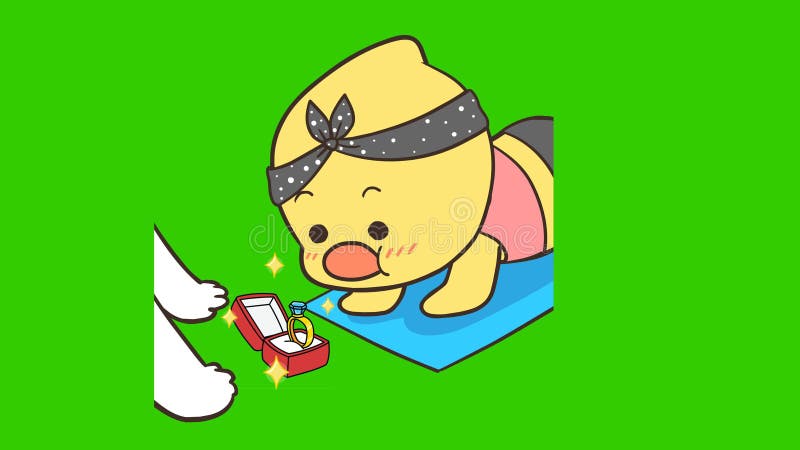 Animated Wedding Ring Box - Green Screen Stock Footage - Video of ...