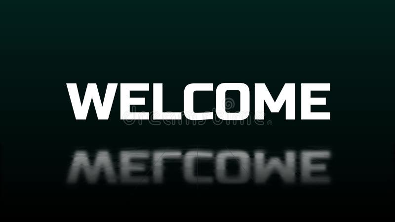 Animated Welcome stock video. Video of magic, midnight - 295166763