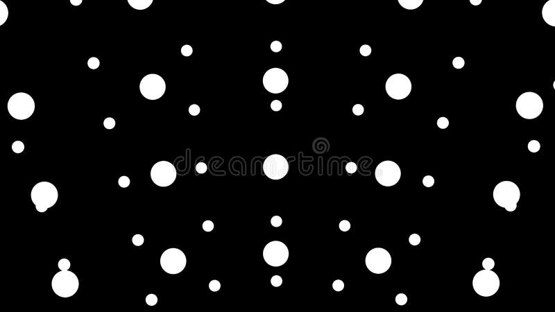Animated Well-structured White Dots on a White Background. Stock Video ...