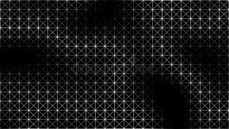 White Color Mesh Pattern Low Poly Design Abstract Shapes on Black ...