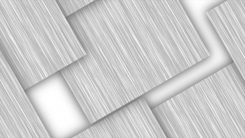 White Color Moving Parallel Lines with Square Shapes Gradient Design ...