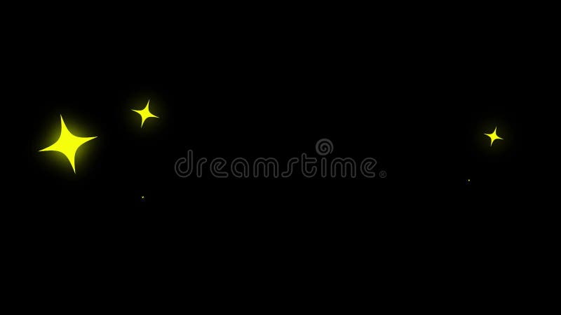 Animated Yellow Sparkle Particles Looping 4k Background Stock Video ...