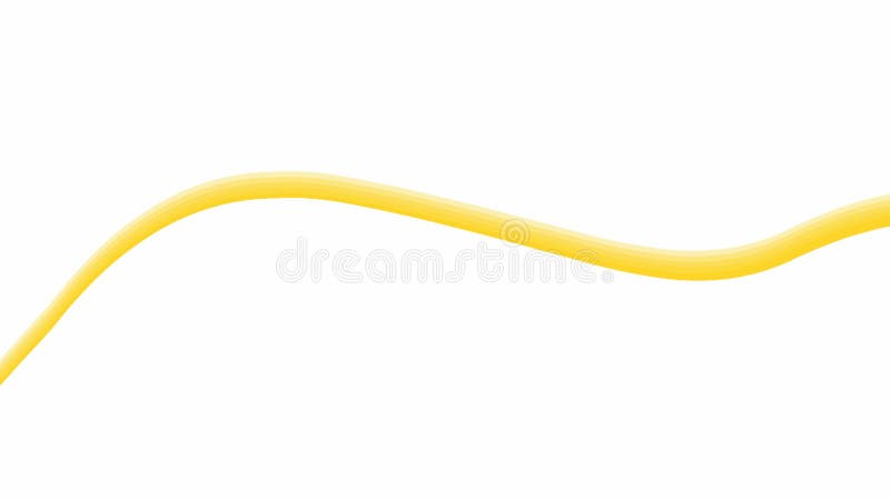 Animated Red Stripe. Decorative Line. Wave Gradually Changes Shape ...