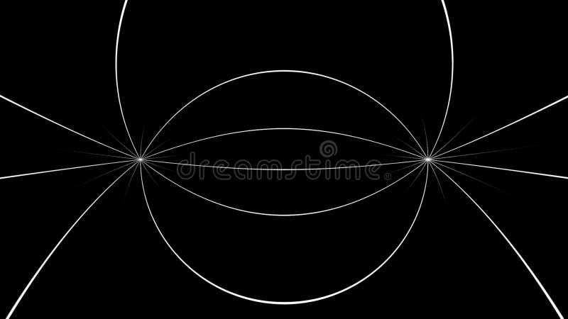 Animating Light Rays from a Point. Abstract Animated Background of ...