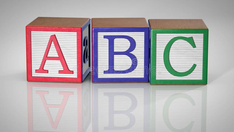 ABC blocks stock footage. Video of graphic, graphical - 218365682