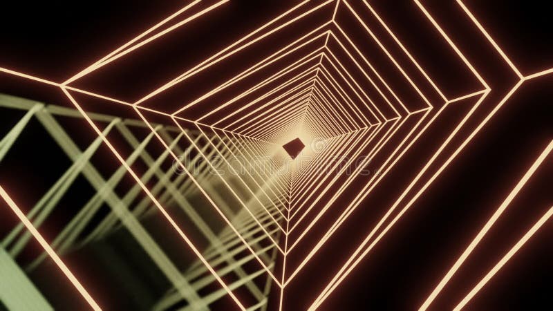 Animation - Abstract Background, Neon Light Beam, Flight Forward ...