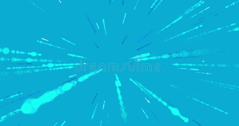 Animation of Abstract Blue Light Trails Pattern Moving on Blue ...
