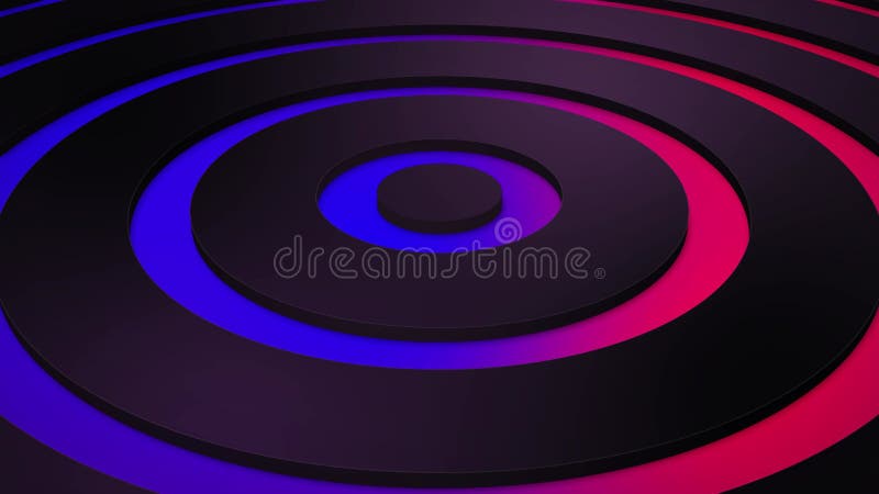 Animation of Abstract Colorful Layers Pattern Moving on Black ...