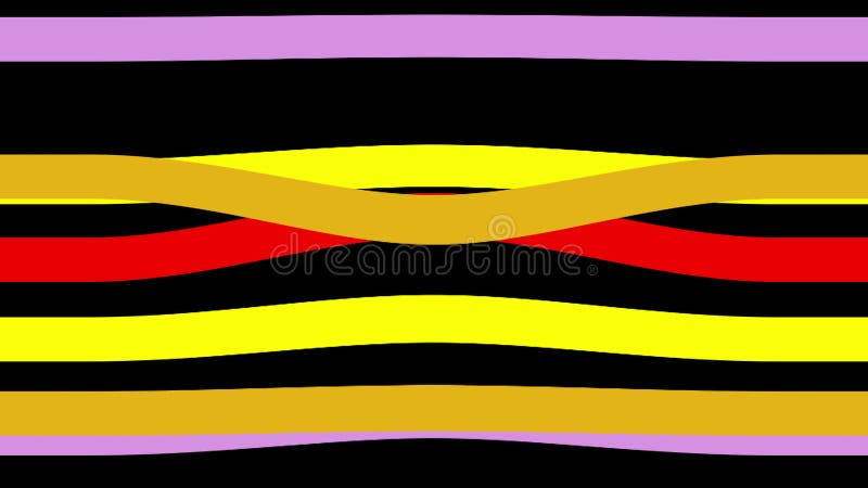 Animation - Abstract Minimalist Red and Yellow Lines Composition Stock ...