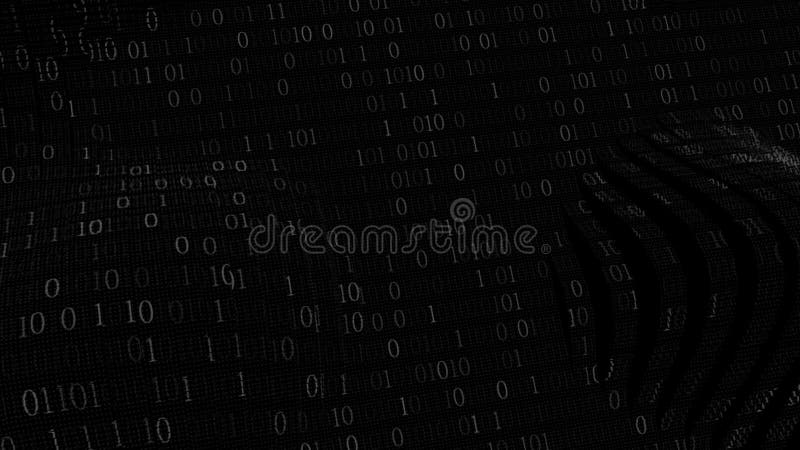 Animation of White Dots on Black Background Stock Video - Video of ...