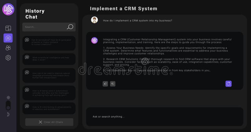 Animation of Ai Chat Data Processing Over Screen Stock Footage - Video ...