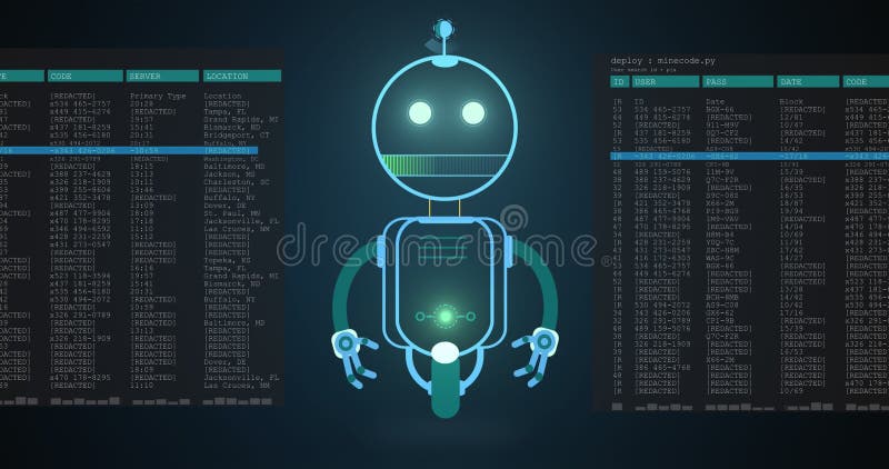 Animation of Ai Chatbot Icon and Data Processing Stock Video - Video of montage, icon: 290724475
