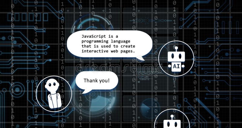 Animation of Ai Text, Icons and Data Processing Over Circuit Board Stock Footage - Video of ...