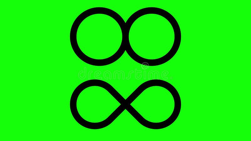 Infinity Symbol Animation. Loop Symbol Footage. Lines Draw Moving ...