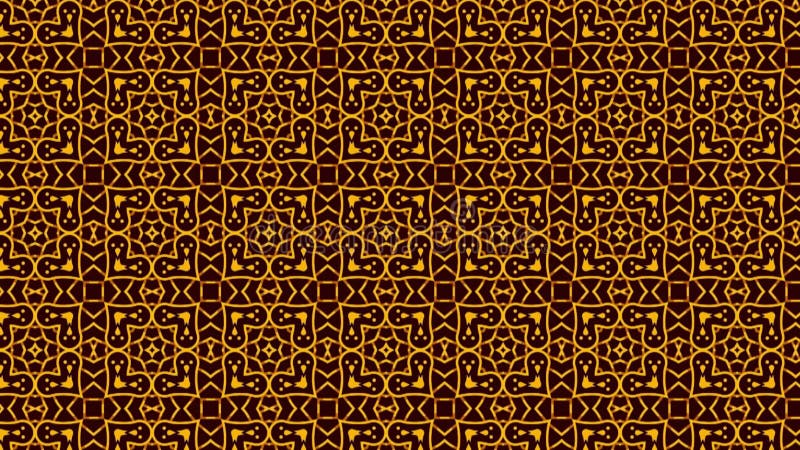 Animation with Arabic Decorative Seamless Pattern in Sliding Motion ...