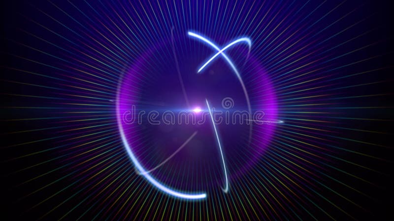 Animation of Atom 3d Model 4k Stock Footage - Video of electron ...