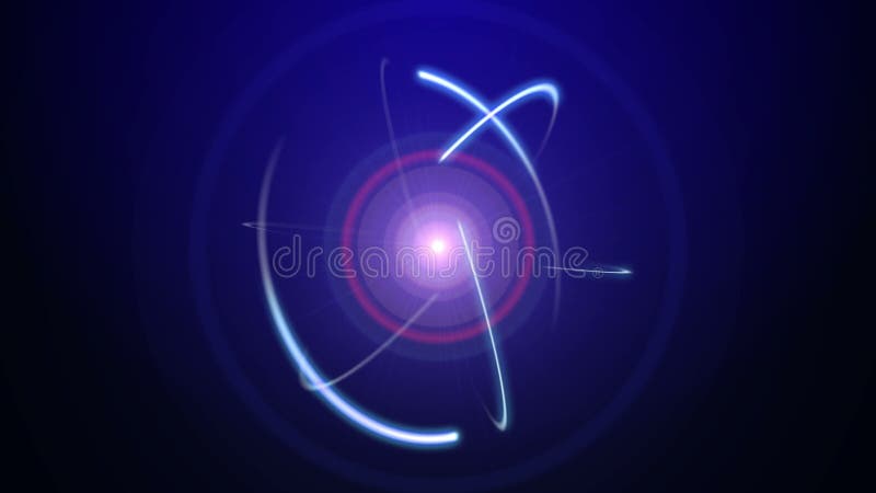 Animation of Atom 3d Model 4k Stock Video - Video of element, molecular ...