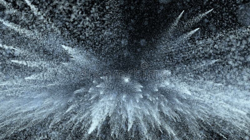 Animation Avalanche from the Top Down Stock Footage - Video of real ...