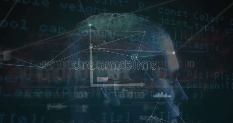 Animation of Bar Graph, Connected Dots, Programming Language and Binary ... Animation of Bar Graph, Connected Dots, Programming Language and Binary ...