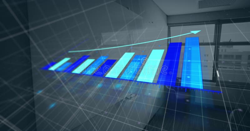 Animation of Bar Graph Representing Growth Over Blank Whiteboard ... Animation of Bar Graph Representing Growth Over Blank Whiteboard ...