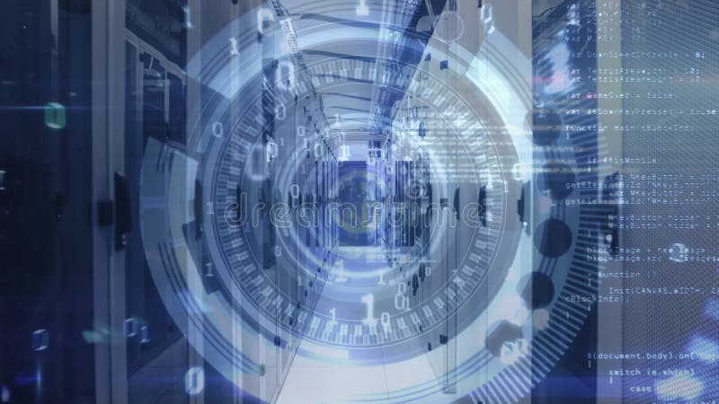 Animation of binary coding stock video. Video of change - 173717993