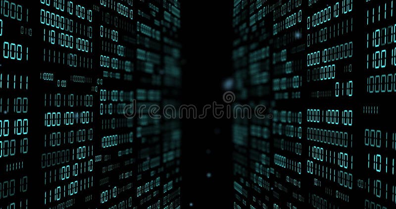 Animation Of Binary Coding And Data Processing Stock Footage Video Of