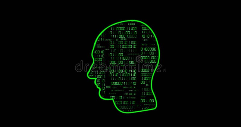 Animation Of Binary Coding Data Processing Over Head Stock Video Video Of Tech Computer