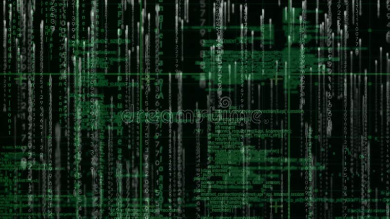 Animation of Binary Coding Over Data Processing Stock Video - Video of science, global: 382360647