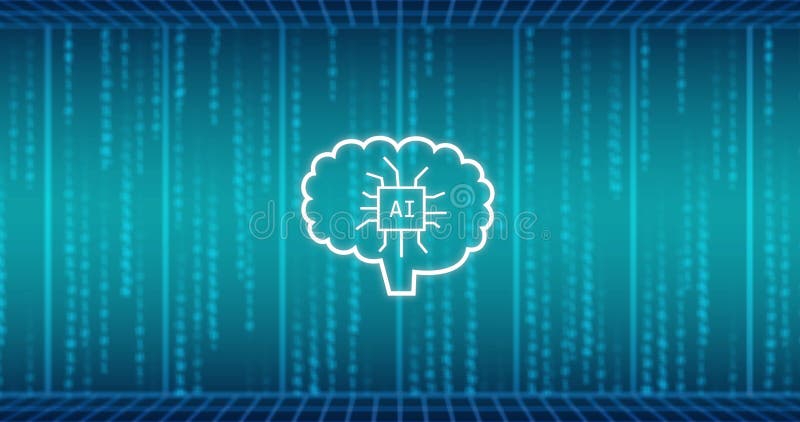 Animation of Binary Coding Over Digital Ai Chat and World Map Stock ... Animation of Binary Coding Over Digital Ai Chat and World Map Stock ...