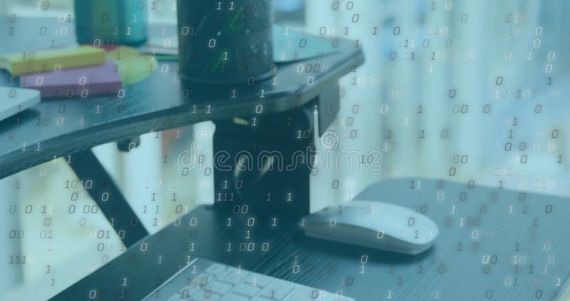 Animation of Binary Coding Over Office Stock Video - Video of video ... Animation of Binary Coding Over Office Stock Video - Video of video ...