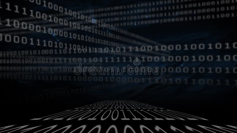Binary Coding on a Black Background Stock Video - Video of concept, change: 161746377