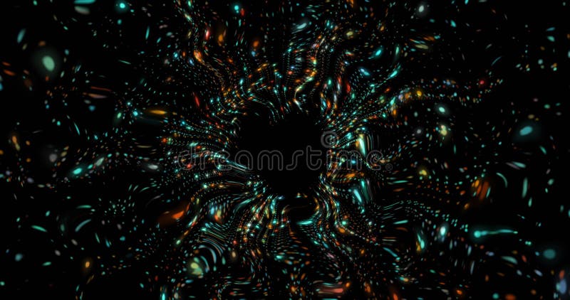 Animation of Black Background with Moving and Blurred Shapes Stock ...